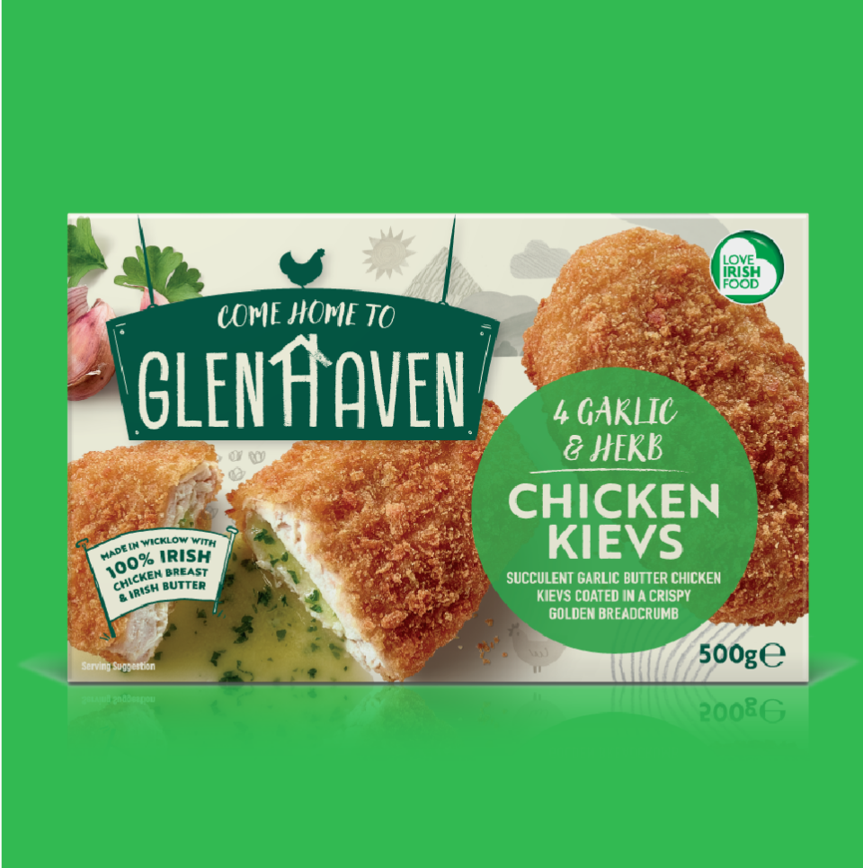 Garlic & Herb Chicken Kiev - Glenhaven.ie